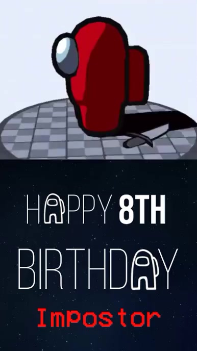 Copy of Among Us Online Greeting Video 2 | PosterMyWall