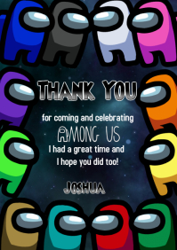 Among Us Thank You 5 Template | PosterMyWall