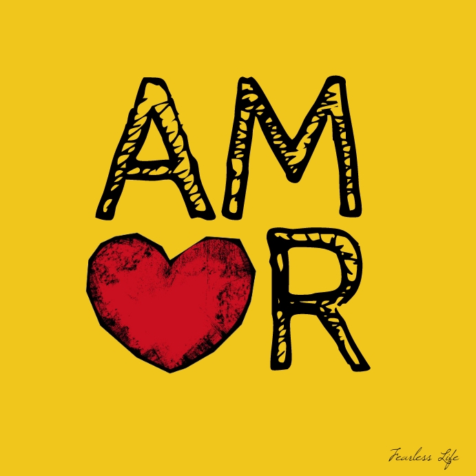 Copy of Amor design pop moderno poster decorativo | PosterMyWall