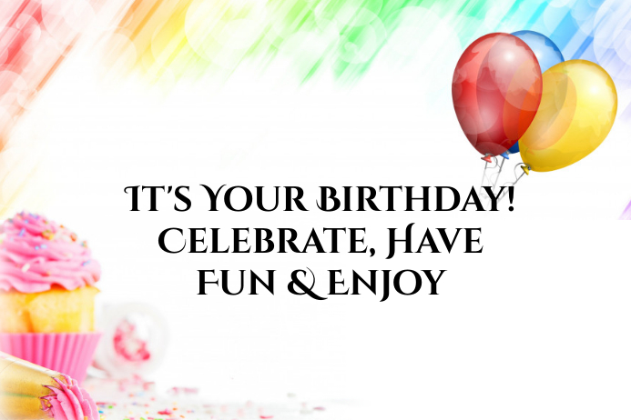 An Epic Birthday: Card Template | PosterMyWall