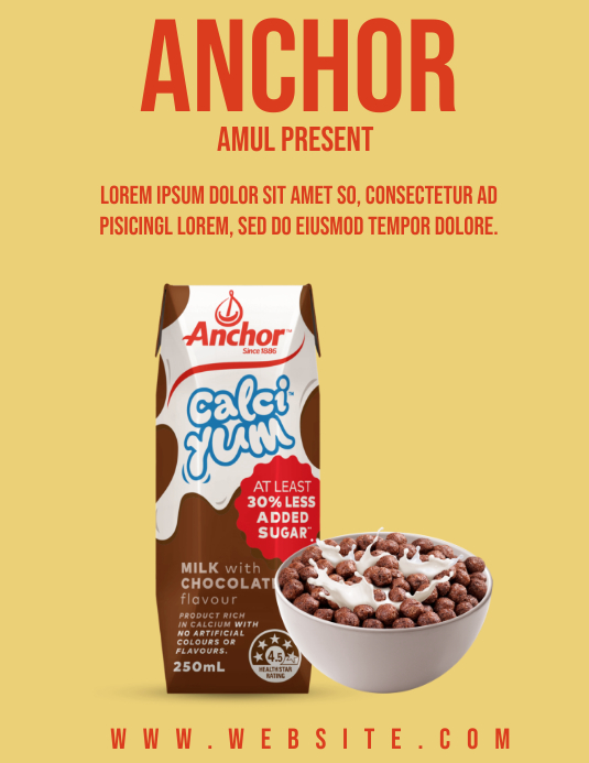 Anchor Template | PosterMyWall