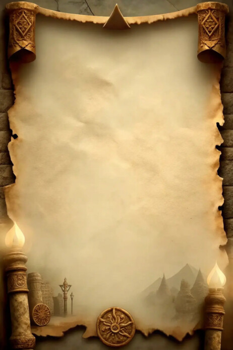 Copy of Ancient scroll template | PosterMyWall