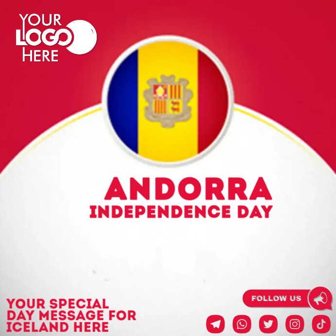 Copy of Andorra independence day | PosterMyWall