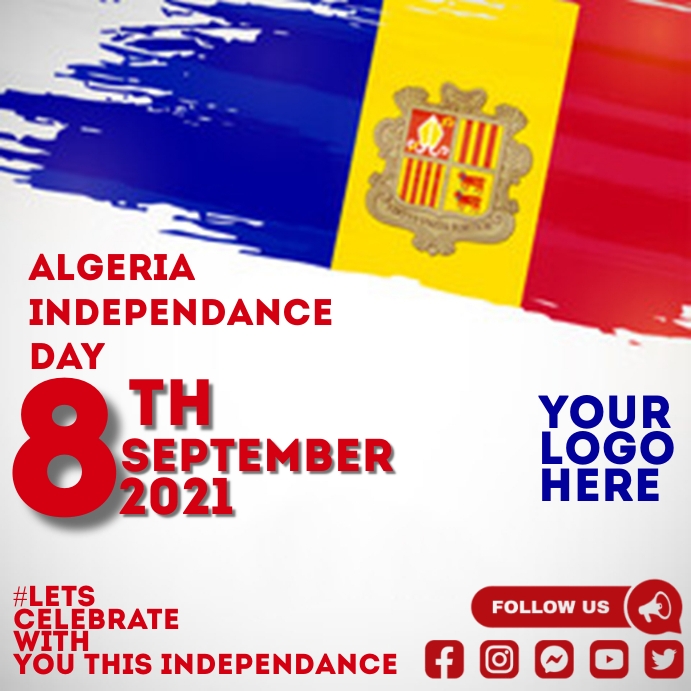 Andorra Independence day Template | PosterMyWall
