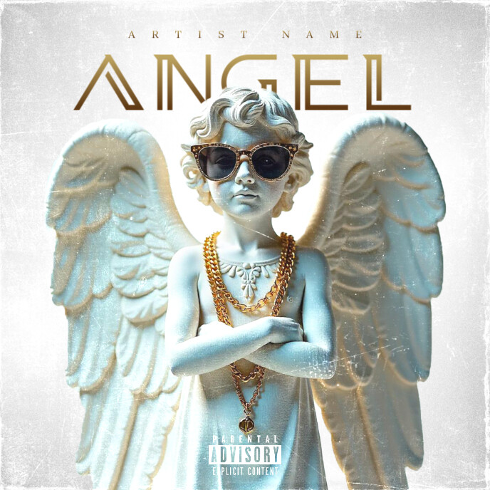 Copy of Angel Album Cover Обложка Альбома | PosterMyWall