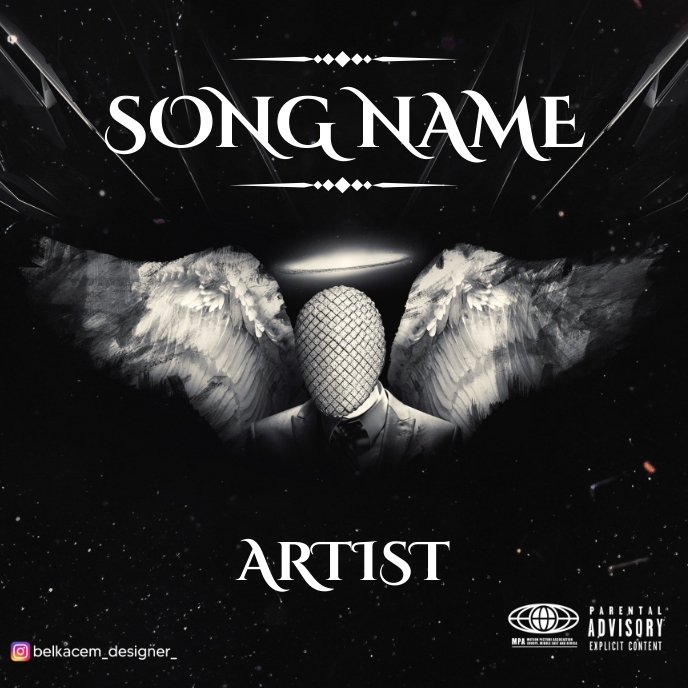 Copy of angel mixtape cover art | PosterMyWall