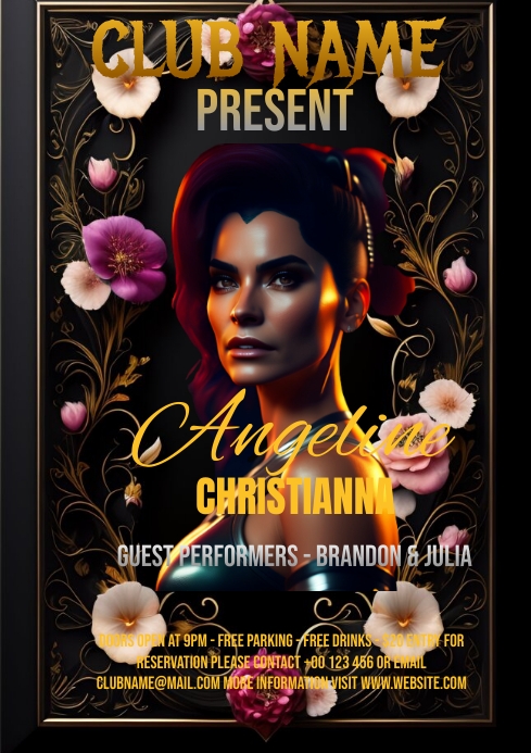 Angeline Christianna Template | PosterMyWall