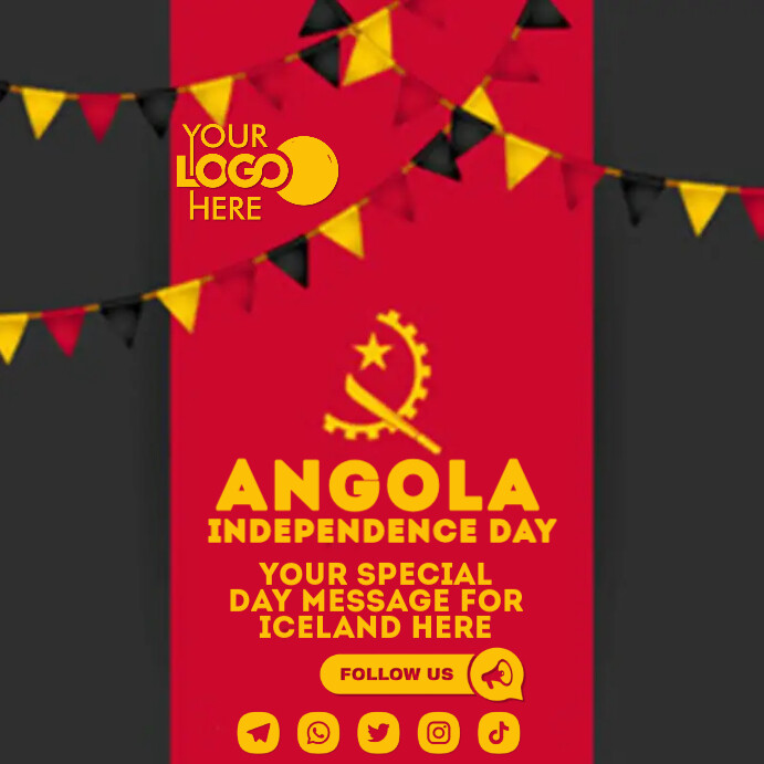 angola independence day Template | PosterMyWall