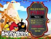 Angry Birds Template | PosterMyWall
