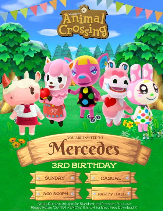 Copy of Animal Crossing | PosterMyWall
