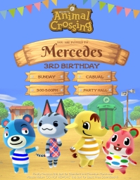 Animal Crossing Template | PosterMyWall