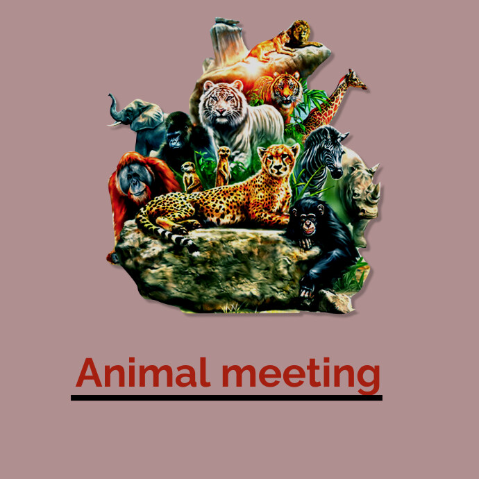 animal Template | PosterMyWall