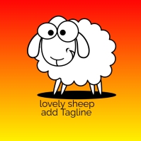 Sheep Nft art | Sheep Nft logo design Template | PosterMyWall