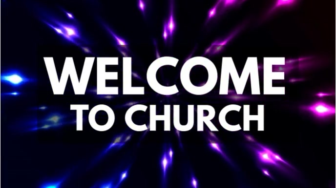 animated church welcome video Template | PosterMyWall