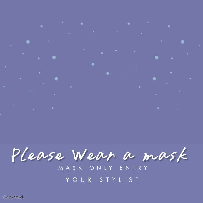 Animated Face Mask Only Video Ad Template | PosterMyWall