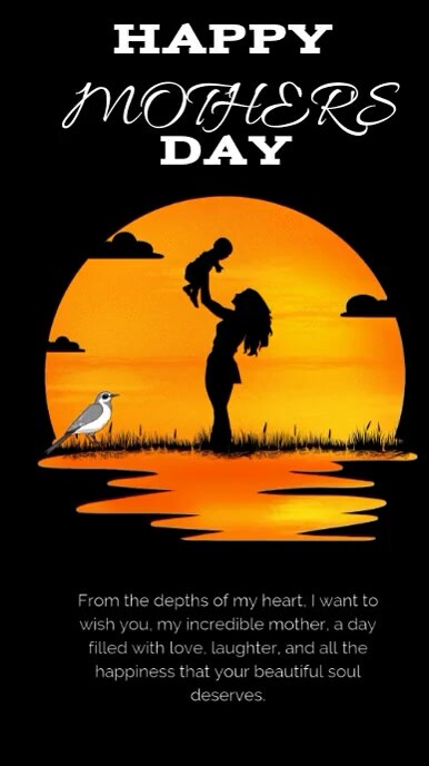 Animated Happy Mother's day wishes template v | PosterMyWall