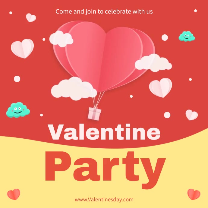 Valentine Party Invitation Office Valentine's Day Class Party