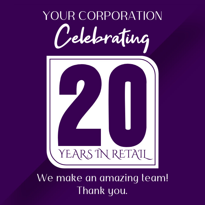 Anniversary, Business Template | PosterMyWall