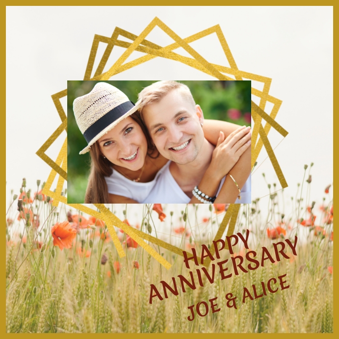 anniversary,anniversary greeting card Template | PosterMyWall