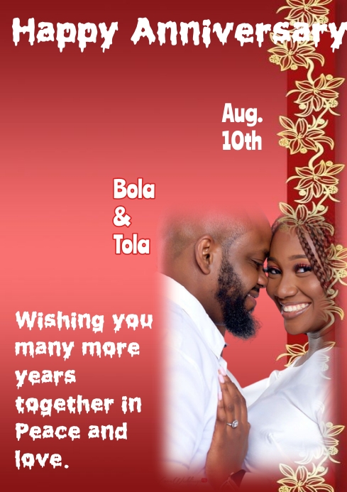 Anniversary card Template | PosterMyWall