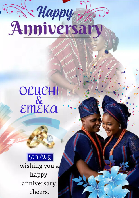 Anniversary Template | PosterMyWall