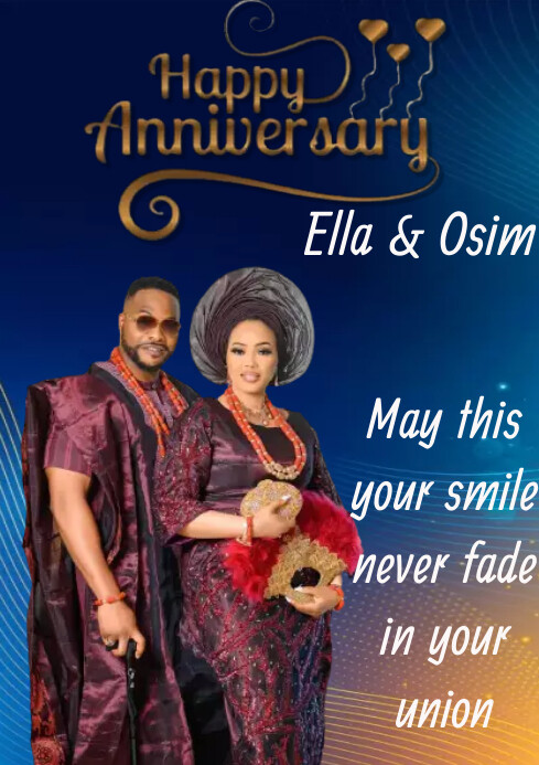Anniversary Template | PosterMyWall