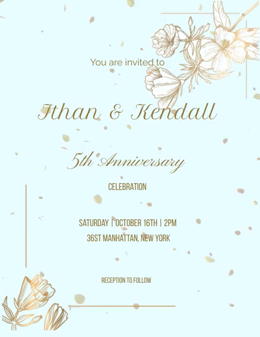 Anniversary Template | PosterMyWall