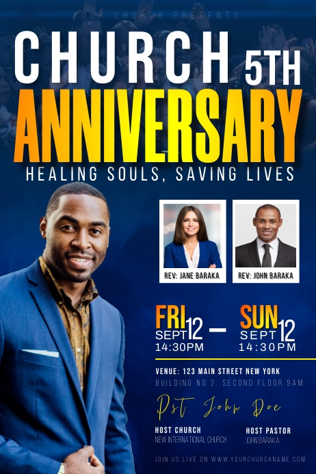 Anniversary Template | PosterMyWall