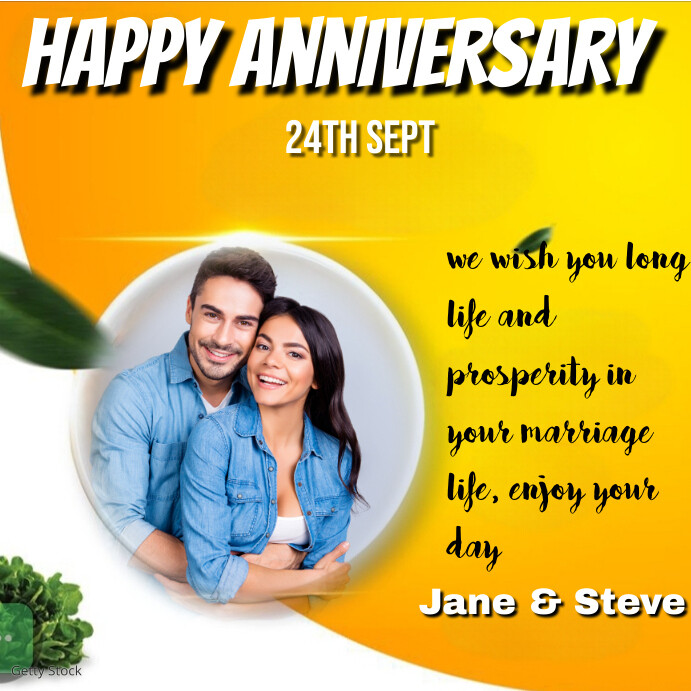 Anniversary Template | PosterMyWall
