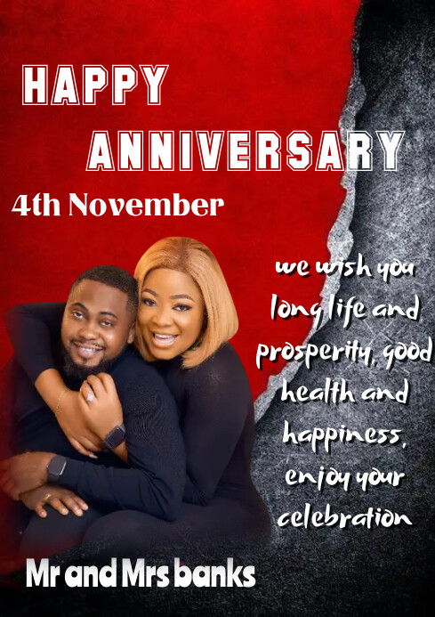 Anniversary Template | PosterMyWall