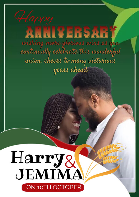 Anniversary Template | PosterMyWall