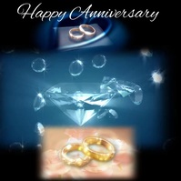 Floral Romantic Anniversary Square Video Template | PosterMyWall