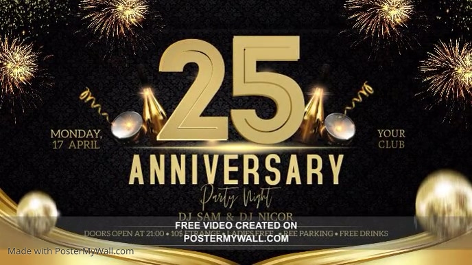 Anniversary Template | PosterMyWall