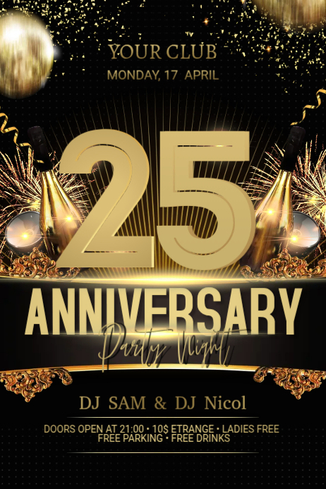 Anniversary Flyer Template | PosterMyWall