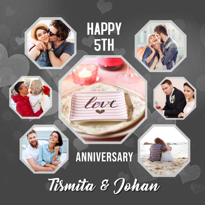 Anniversary Instagram post Template | PosterMyWall