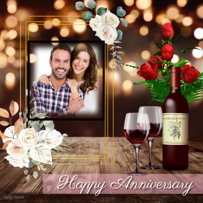 anniversary instagram post Template | PosterMyWall