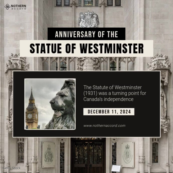 Copy of Anniversary of Statute of Westminster square | PosterMyWall