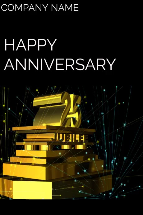 ANNIVERSARY POSTER Template | PosterMyWall