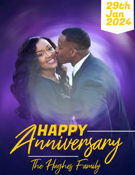 Anniversary poster Template | PosterMyWall