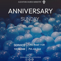 ANNIVERSARY SUNDAY (2) Template | PosterMyWall