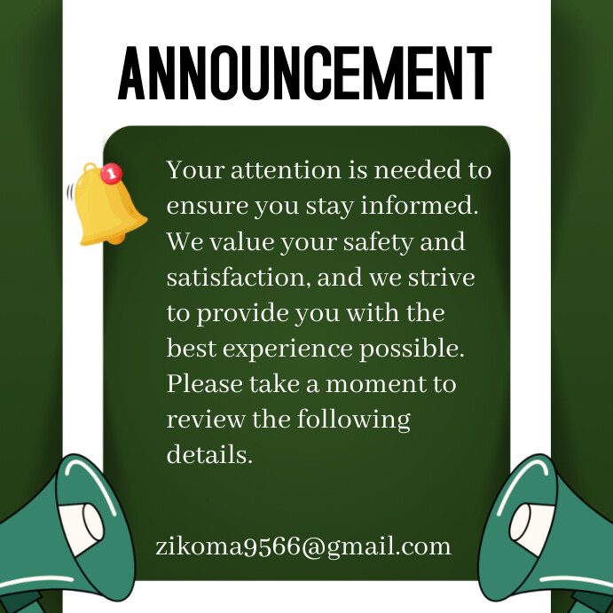 Announcement Template | PosterMyWall