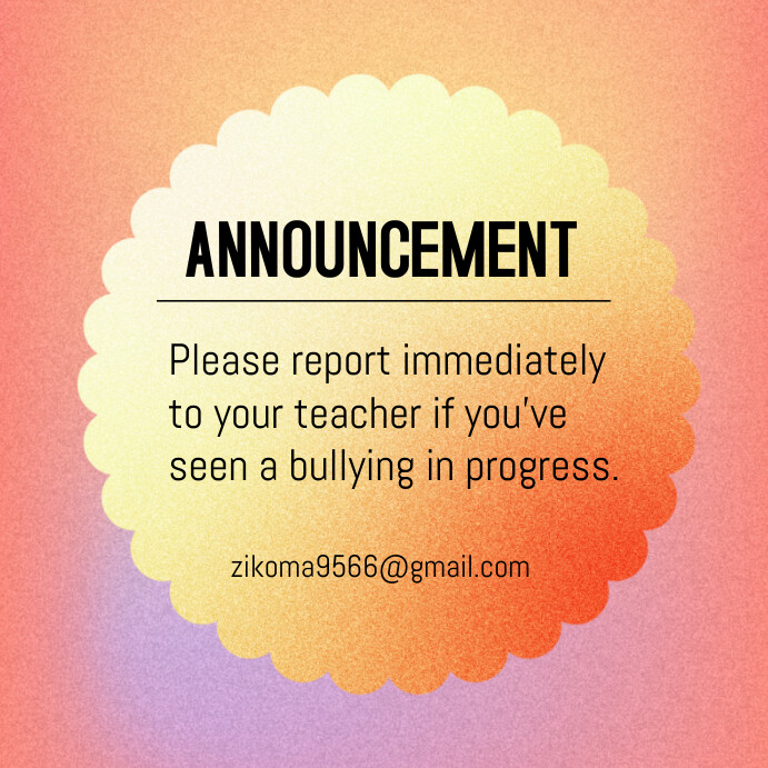 Modèle Announcement | PosterMyWall