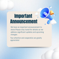 Announcement template | PosterMyWall