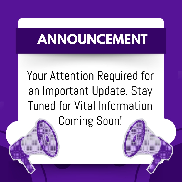 Announcement Template | PosterMyWall