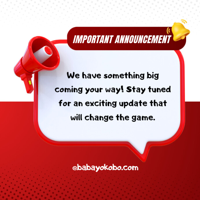 announcement Template | PosterMyWall