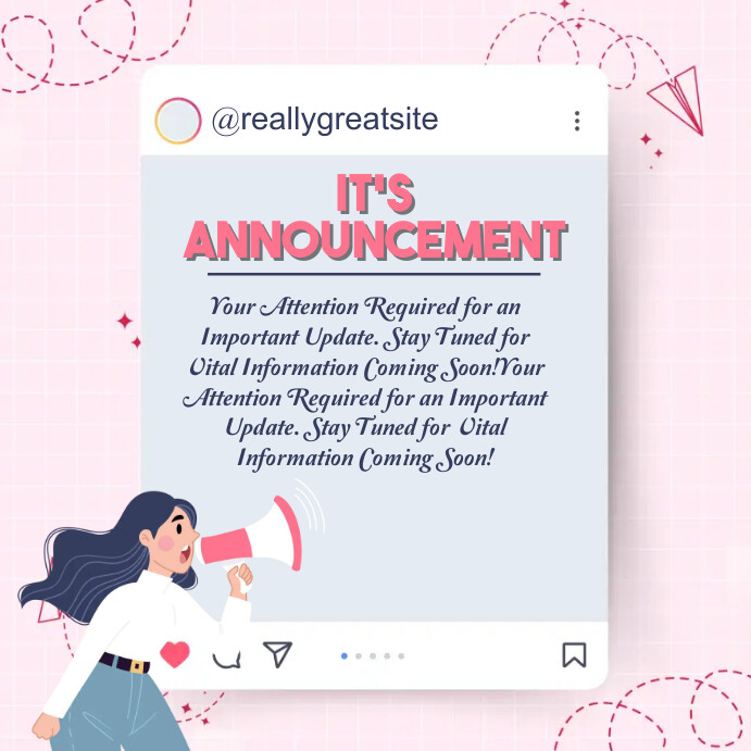 Plantilla de Announcement Flyer | PosterMyWall