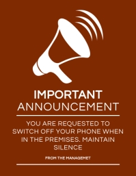 Announcement flyers Template | PosterMyWall