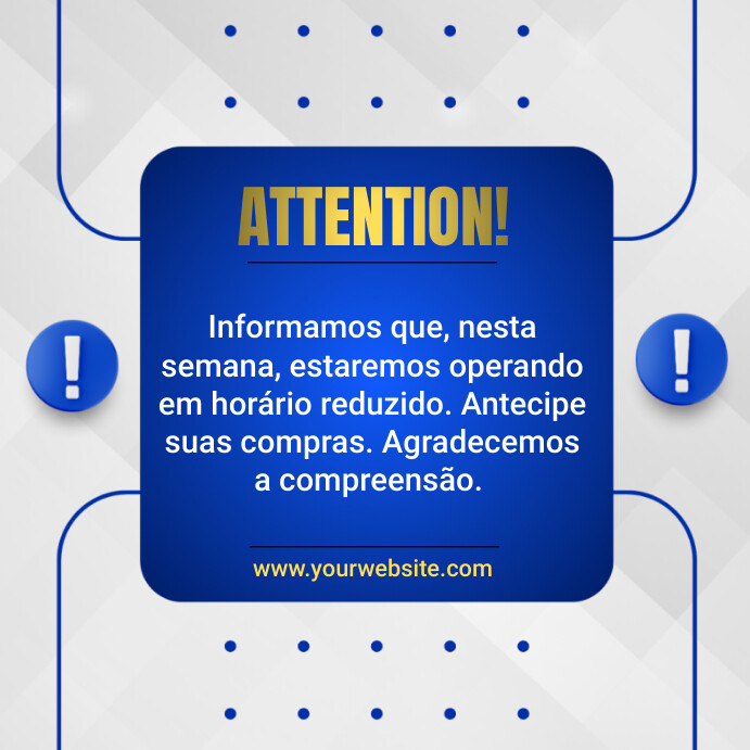 announcement post Template | PosterMyWall