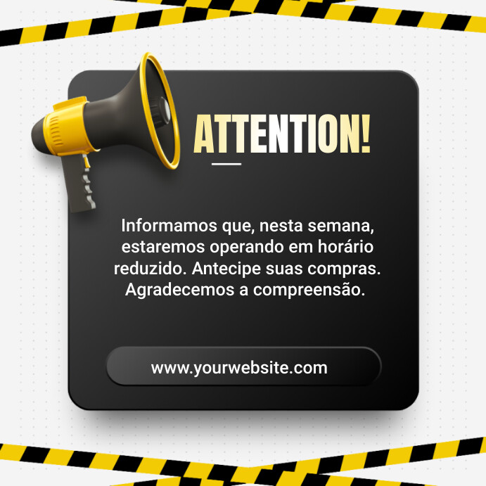 Plantilla de announcement post | PosterMyWall