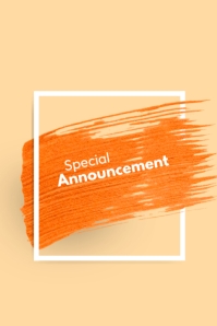 Announcement Poster (1) Template | PosterMyWall